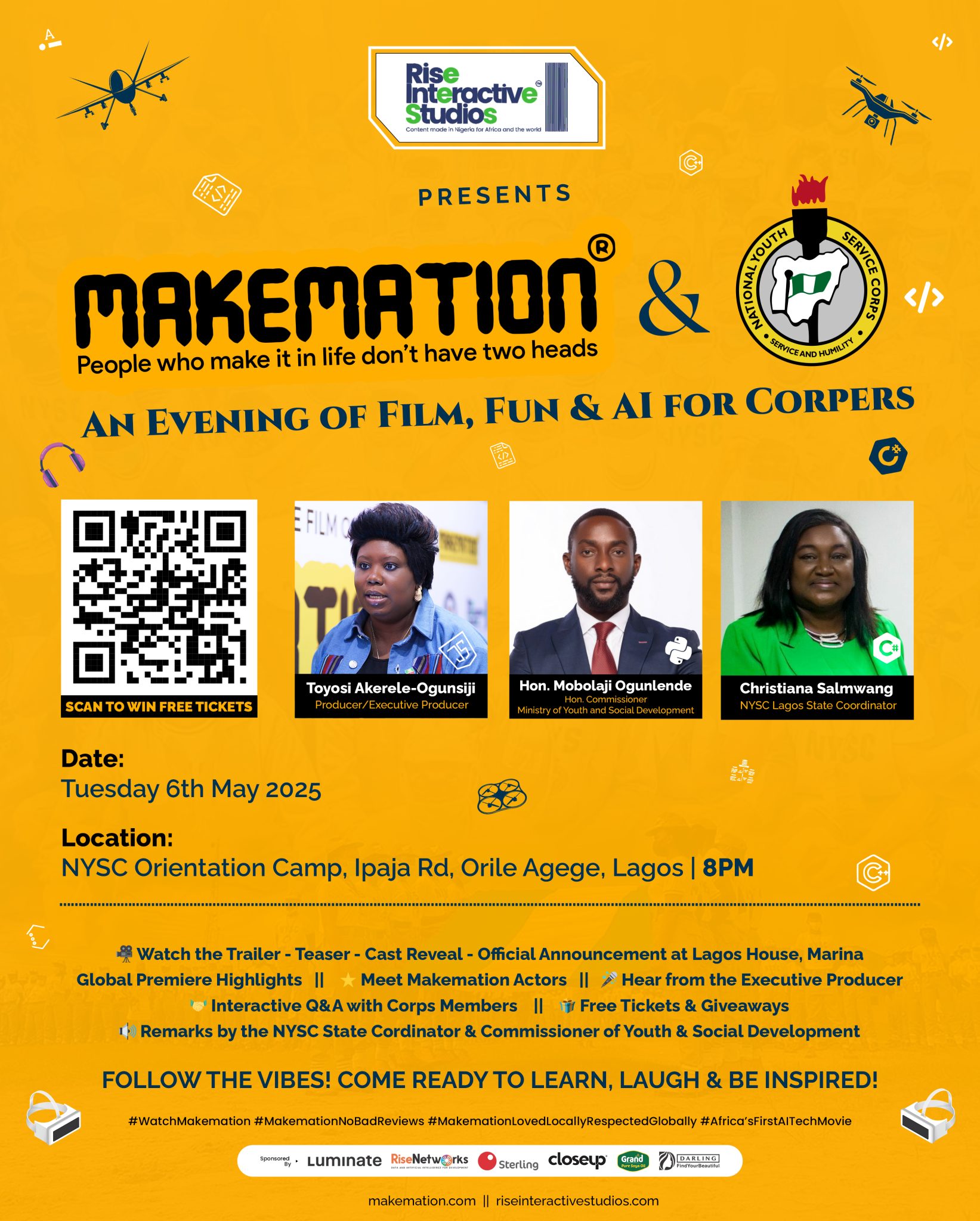 NYSC & MAKEMATION — An Evening of Film, Fun & AI for Lagos Corp Members ...